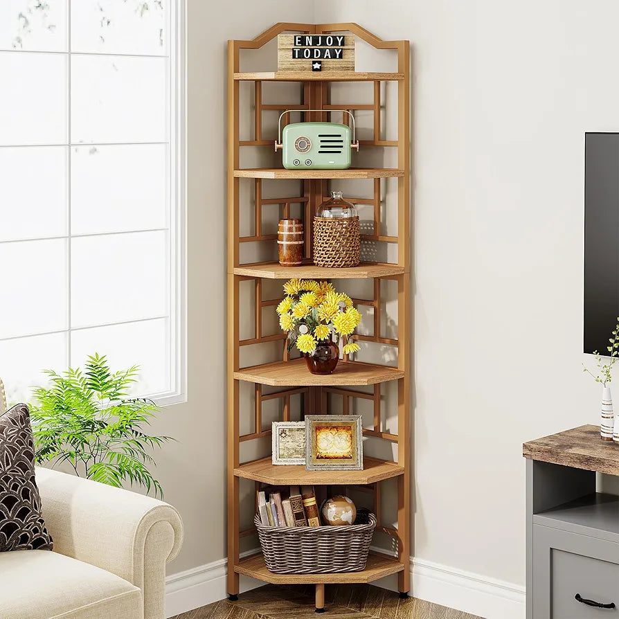 Compact Wooden Corner Shlef-Maximum Space With Style-IECS03 – Iconic ...